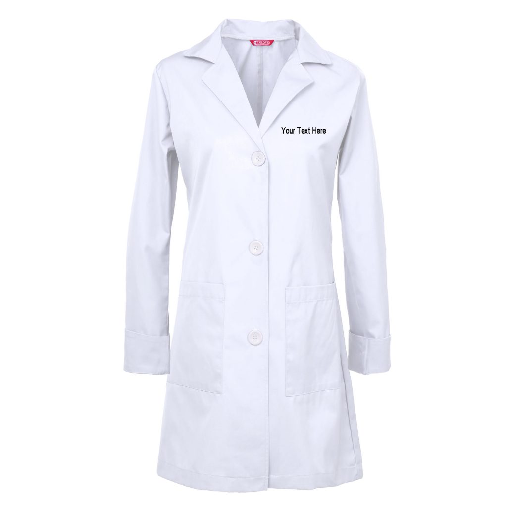Personalized Embroidered Women’s Lab Coat | Tailor's Uniform