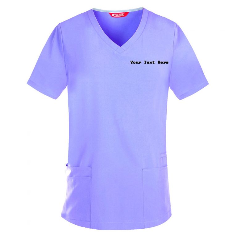 Personalized Embroidered Women’s Scrub Top | Tailor's Uniform