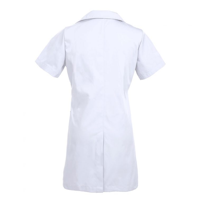 Women’s Lab Coat Short Sleeve- White | Tailor's Uniform