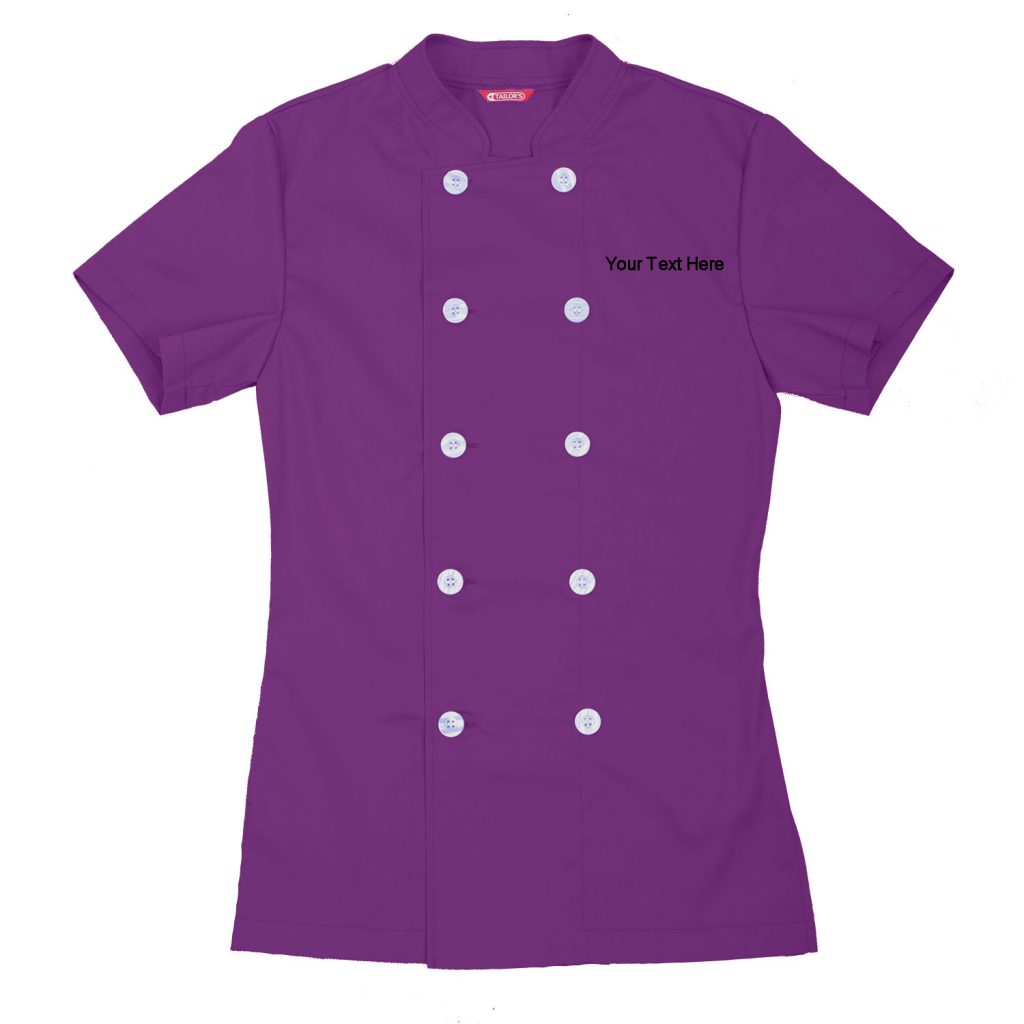 Women’s Chef Coat Short Sleeve Chef Shirt | Tailor's Uniform