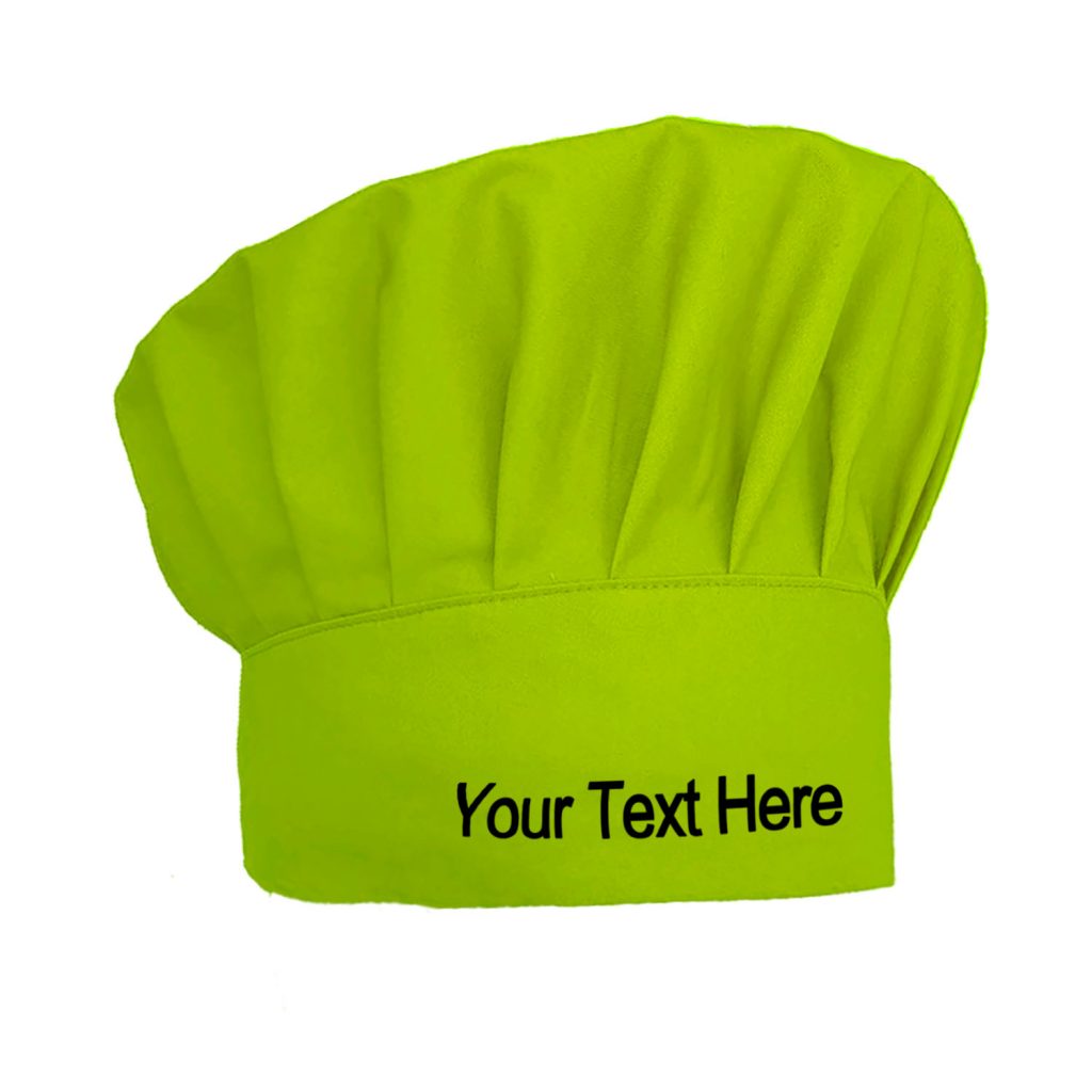 Custom Embroidered Chef Hat Adjustable Elastic Chef Cap | Tailor's Uniform