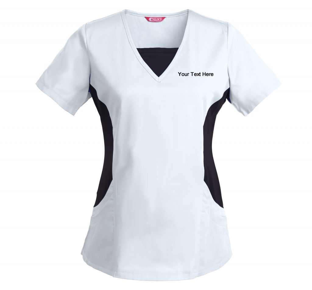 Women’s Embroidered Scrub Set Scrub Top and Pants Scrubs Set ...