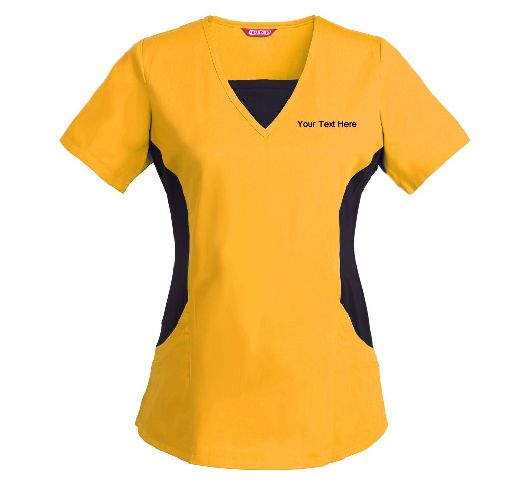 Women’s Embroidered Scrub Set Scrub Top and Pants Scrubs Set ...